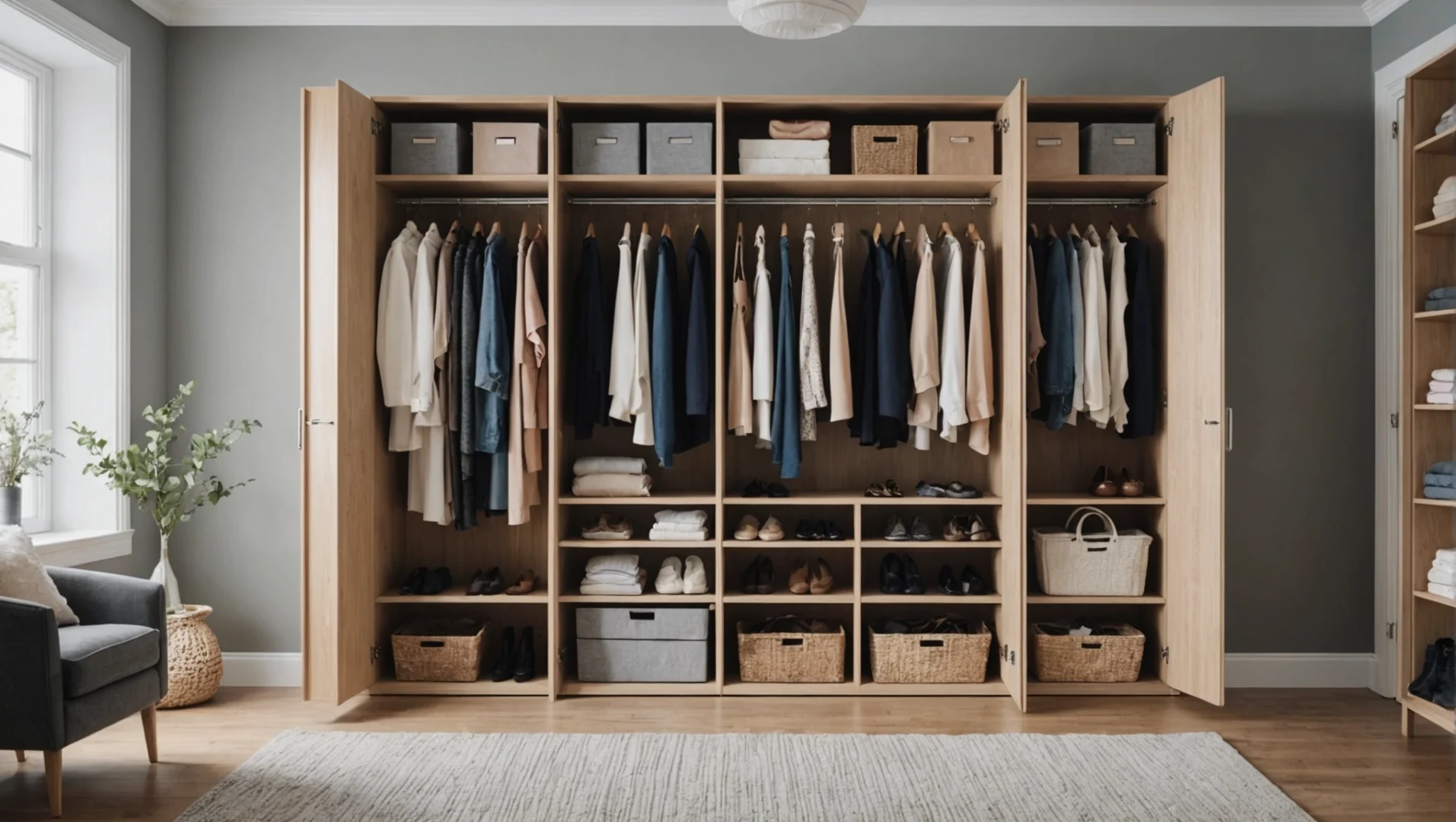 Secrets d'une garde-robe féminine bien organisée